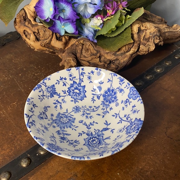 Churchill | Dining | Churchill Blue And White Floral Print 6 Bowl Made ...
